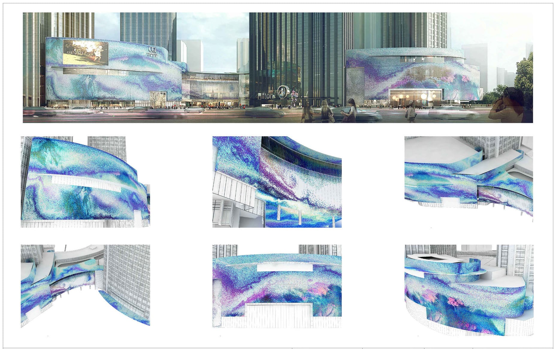 Shanshui Façade | Ballistic Architecture Machine