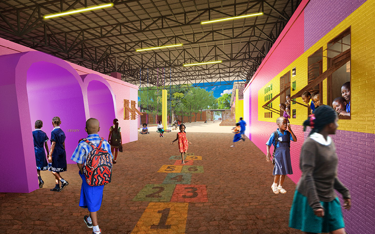 Mayange Itara Community School | Ballistic Architecture Machine