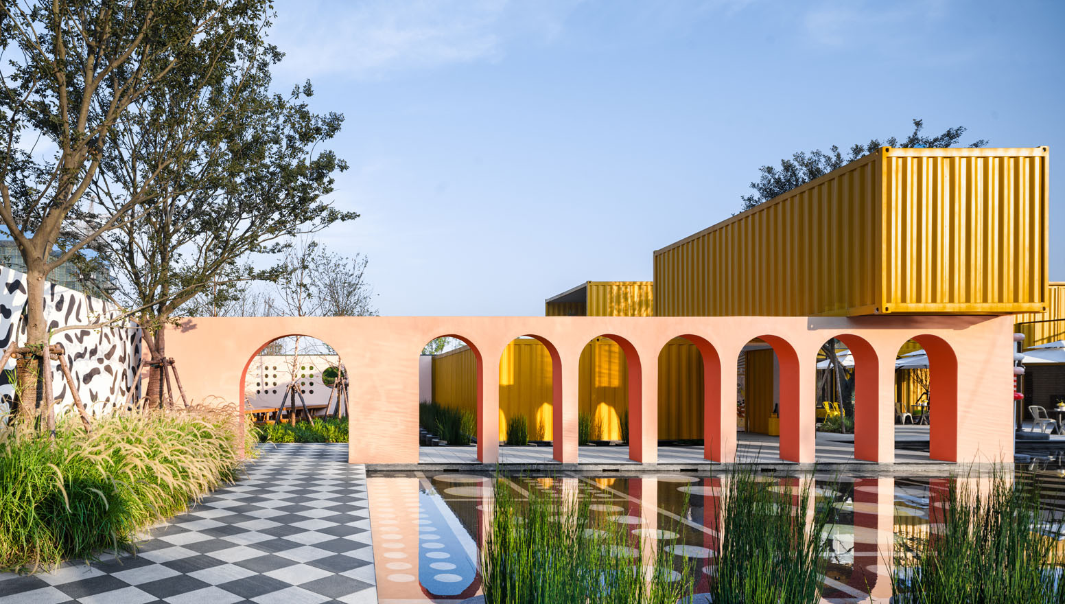 Shipping Container Landscape | Ballistic Architecture Machine