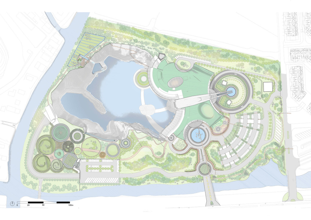 Quarry Hotel Landscape | Ballistic Architecture Machine