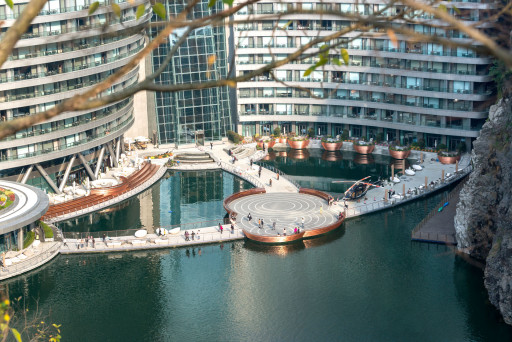 Quarry Hotel Landscape | Ballistic Architecture Machine