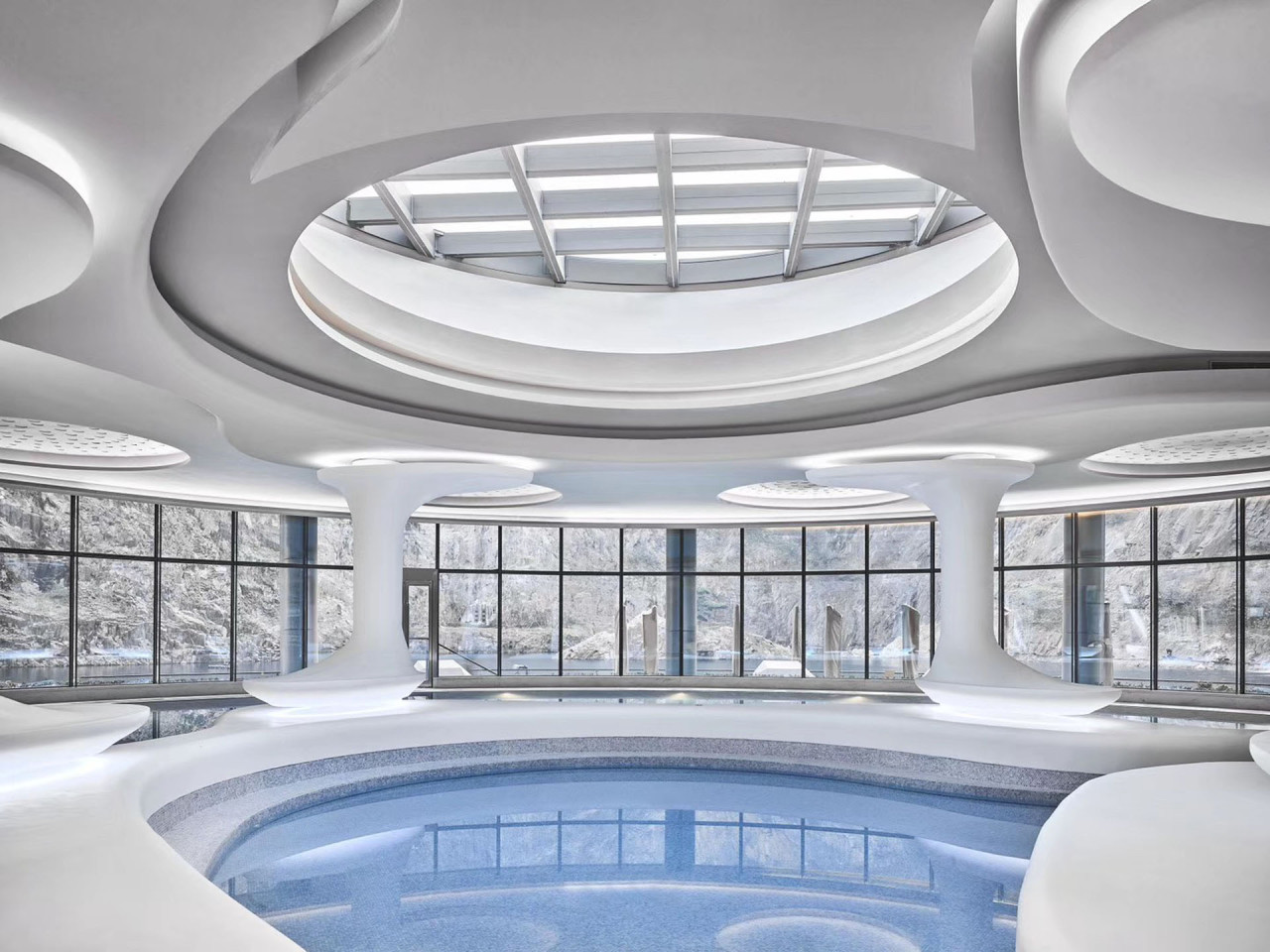 Quarry Hotel Landscape | Ballistic Architecture Machine