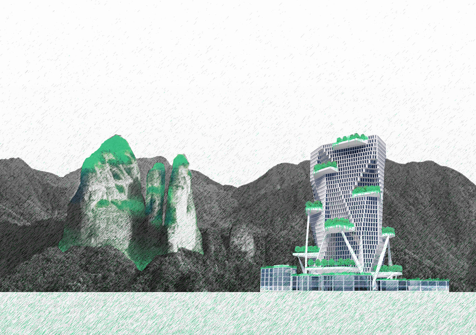 Jiangshan Architecture Competition | Ballistic Architecture Machine